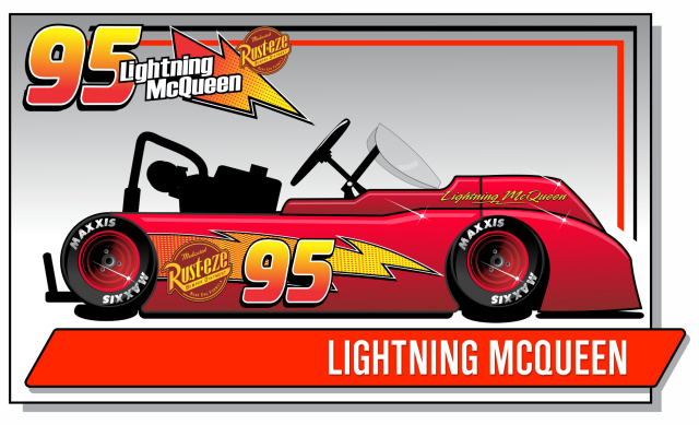 Lightning Mcqueen Side View